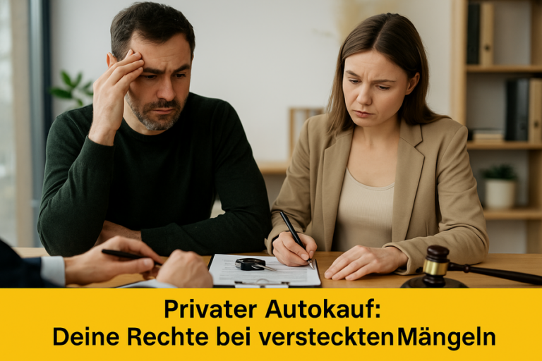 Versteckter Mangel Beim Autokauf